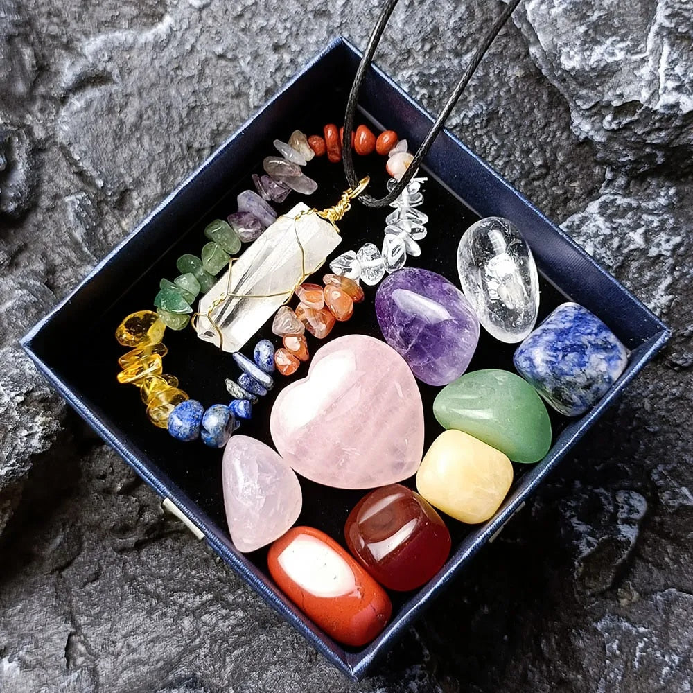 7 Chakra Healing Crystal Box - Zencrafthouse