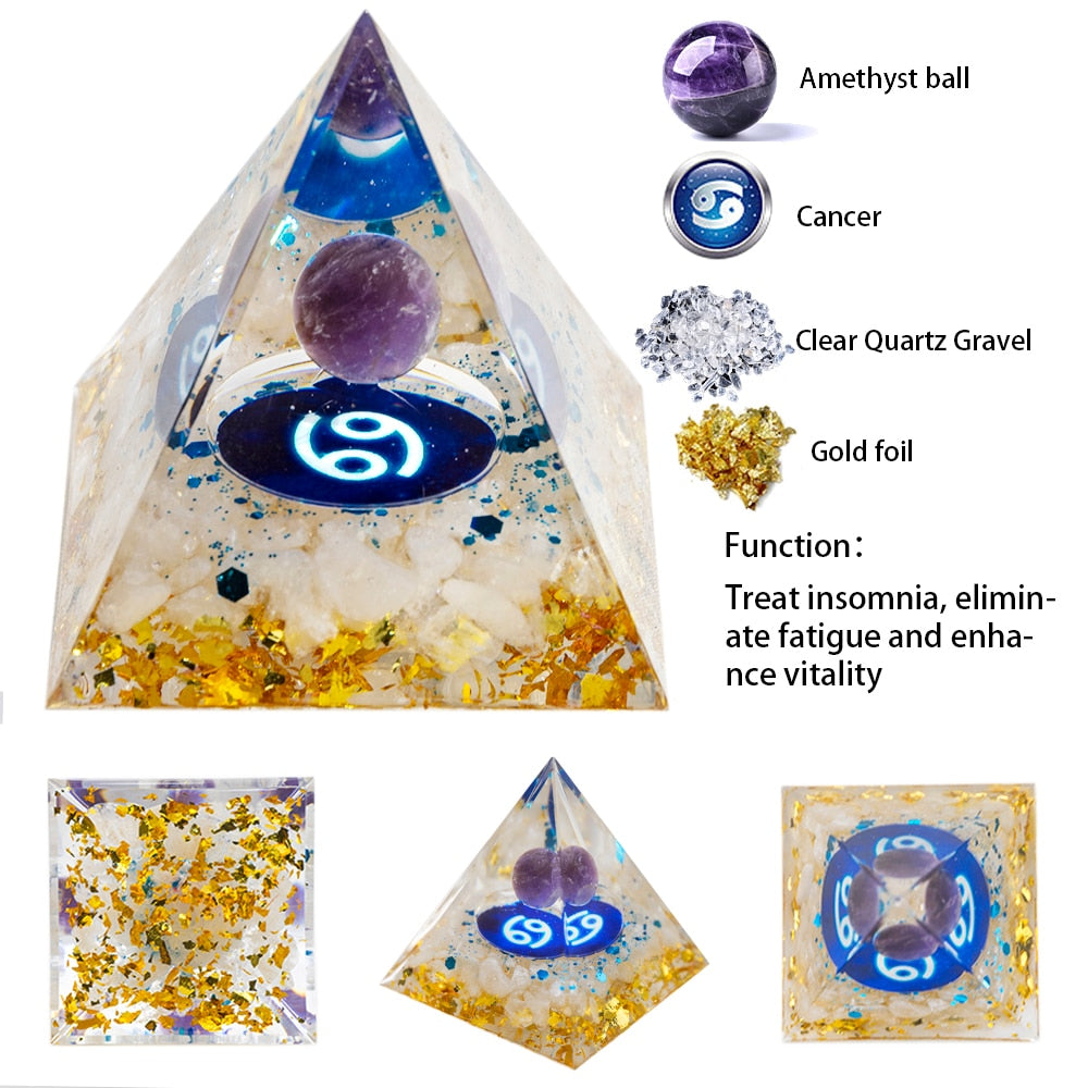 Your Zodiac Essence Crystal Pyramid - Zencrafthouse