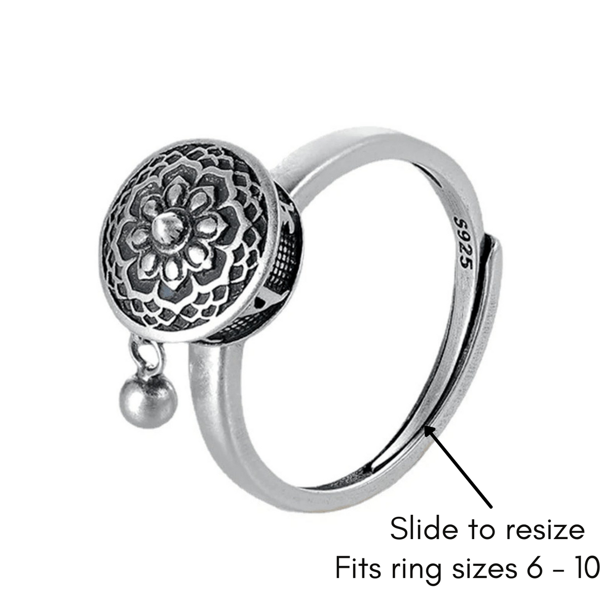 Instant Calm Ring - The Fidget Ring Spinner For Anxiety Relief ...