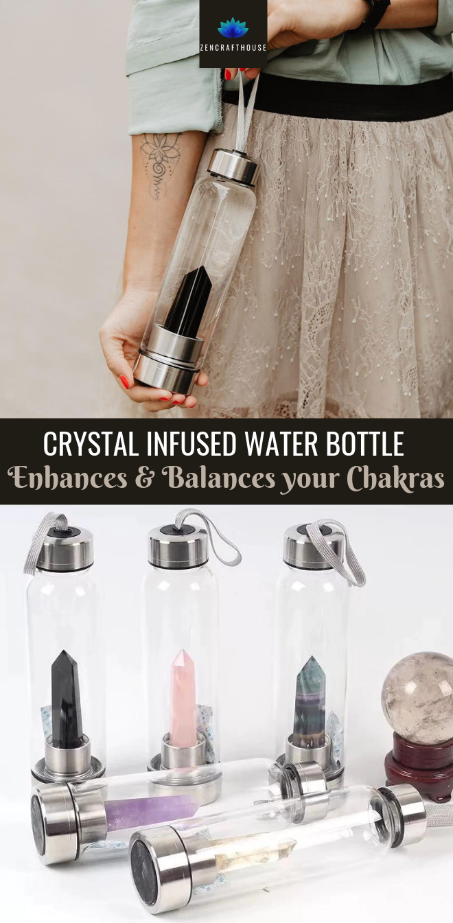 Crystal Infused Water Bottle - Zencrafthouse