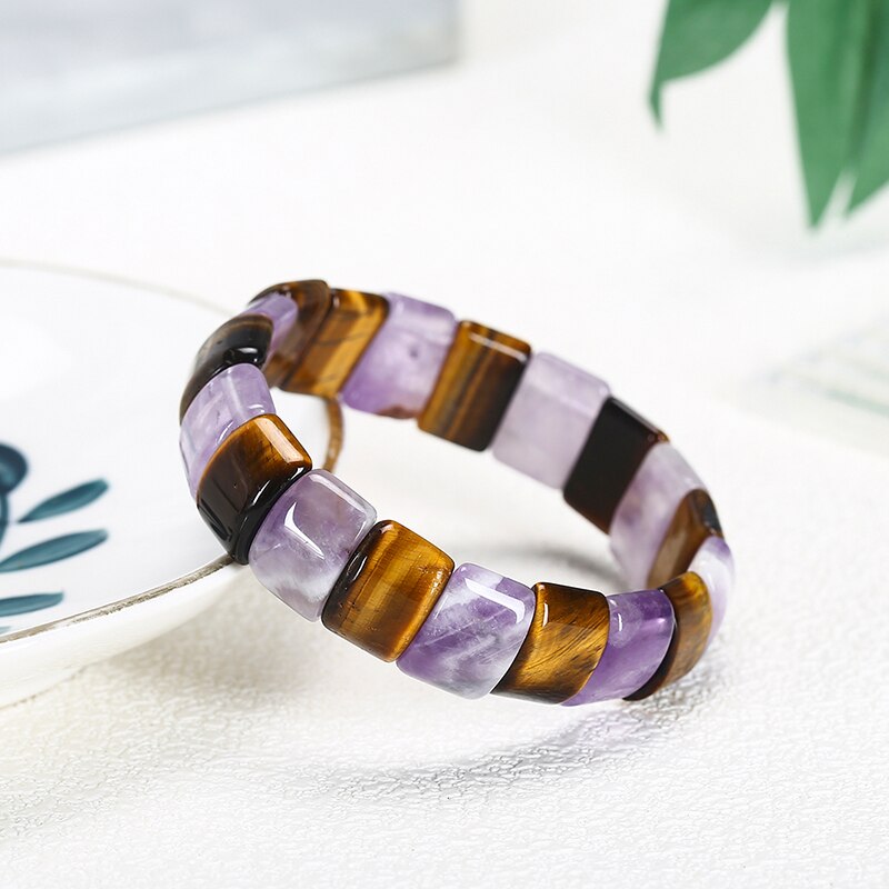Amethyst & Tiger Eye Strength & Recovery Bracelet - Zencrafthouse
