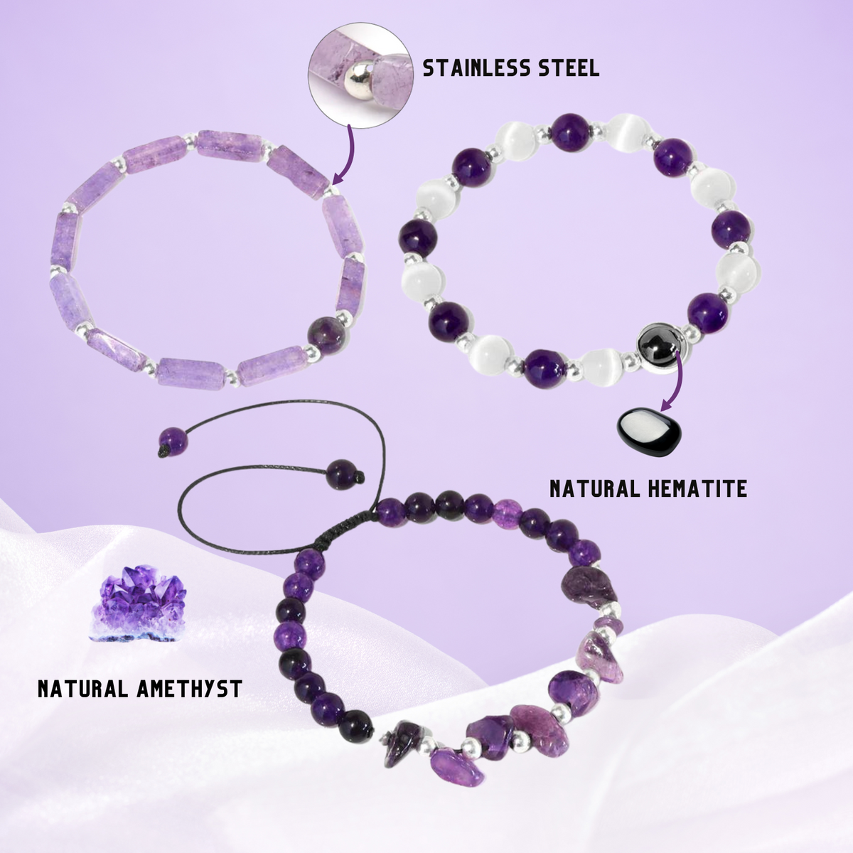Feel Well & Stress Relief Bracelet Pack - Zencrafthouse